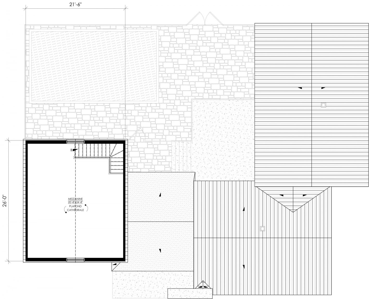 Plan de maison Ë_189 - Leguë Architecture