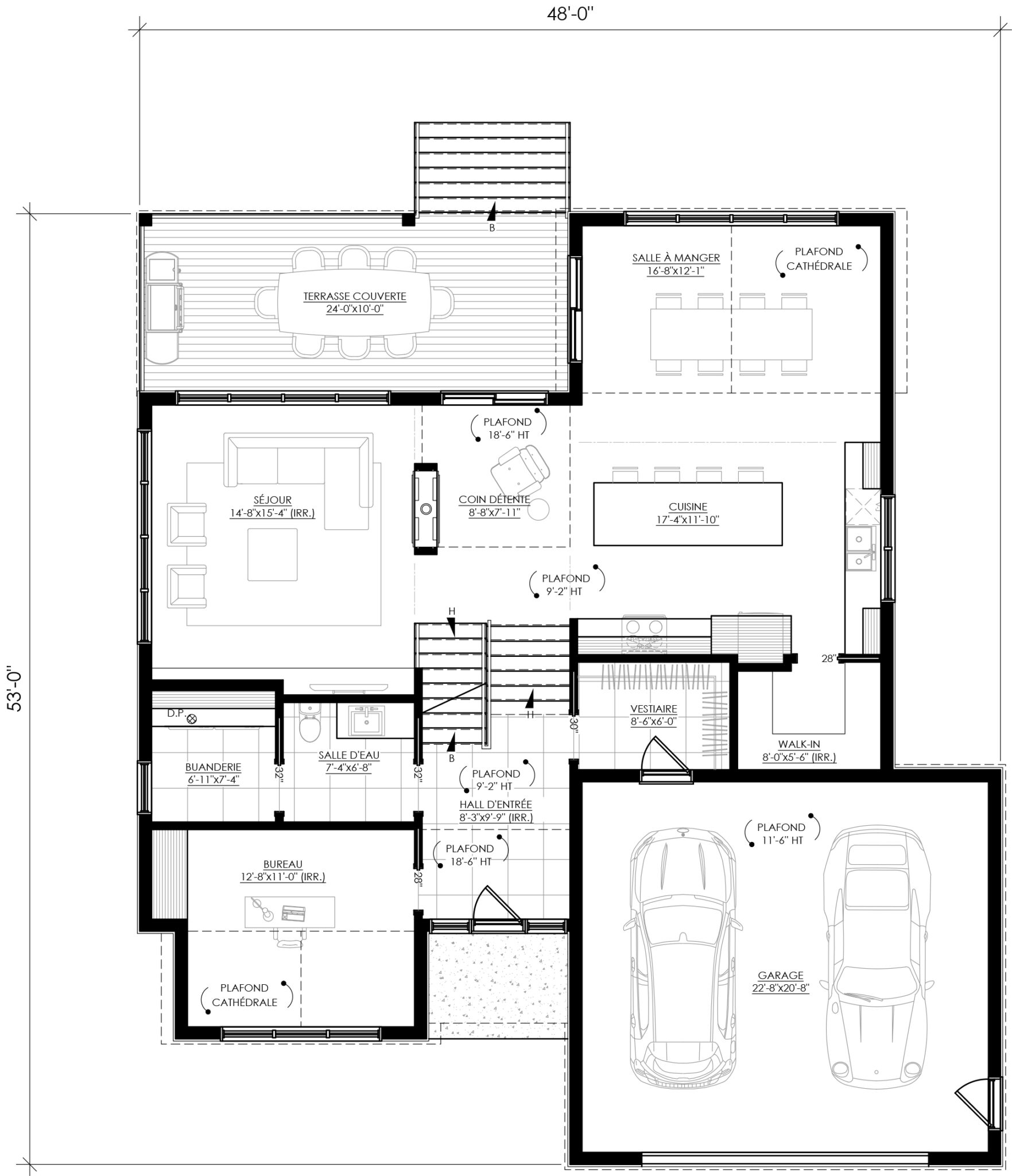 Plan De Maison ë 207 Leguë Architecture