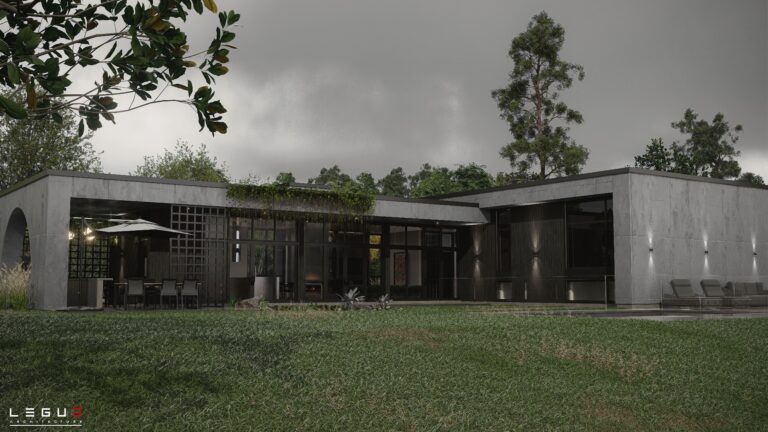 Plan de maison Ë_251A - Leguë Architecture