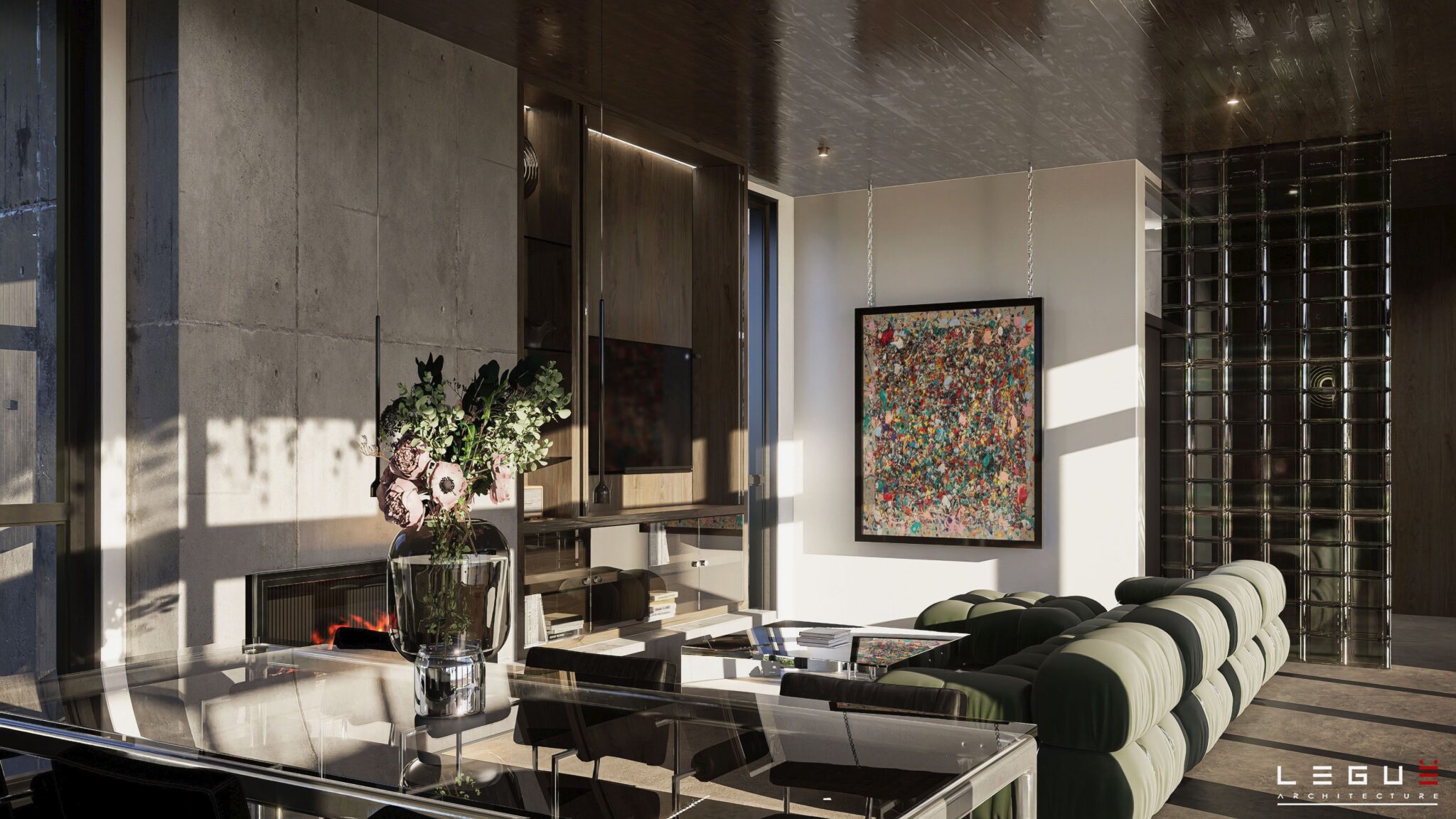 Plan de maison Ë_251A - Leguë Architecture