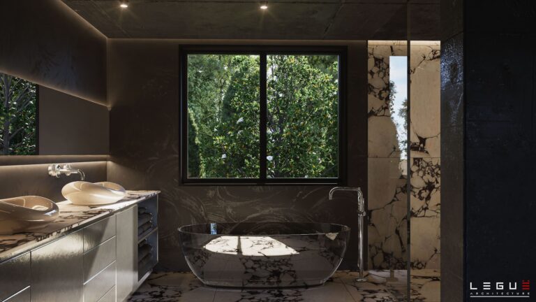 Plan de maison Ë_251A - Leguë Architecture