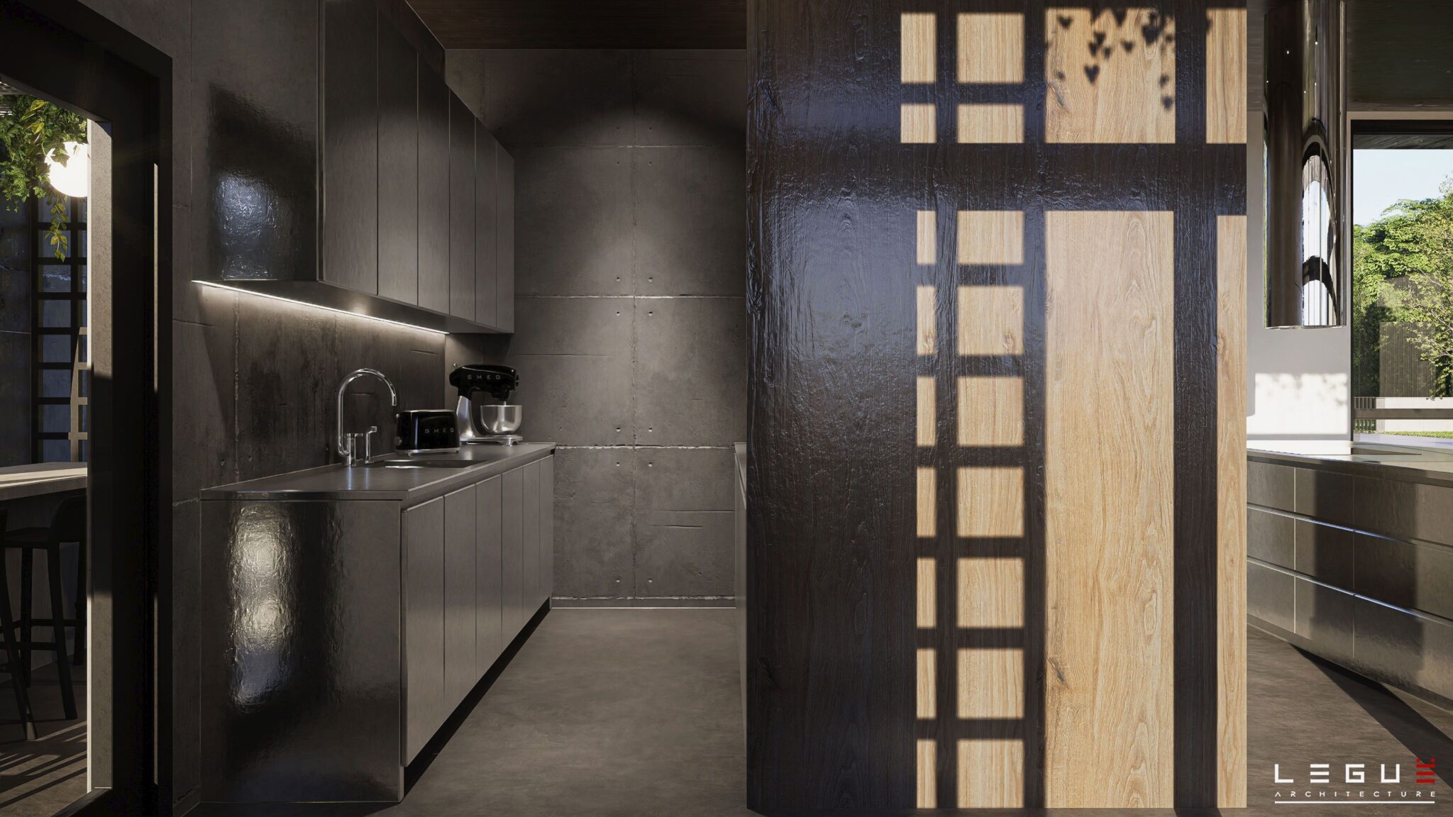 Plan de maison Ë_251A - Leguë Architecture